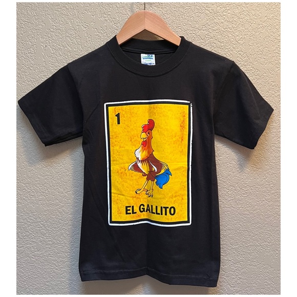 Thessh | Shirts & Tops | El Gallito Mexican Loteria Theme Shirt Boy ...